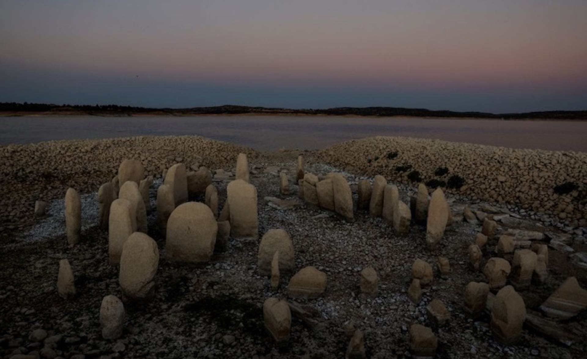 Drought reveals ancient stones and ships from World War II in Europe ...